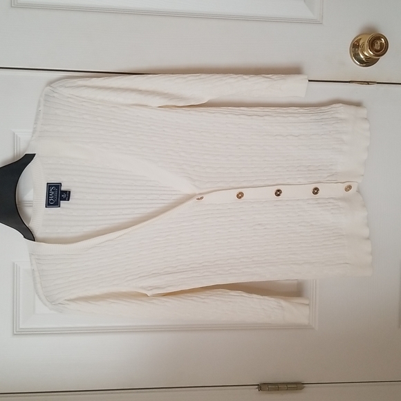 Chaps | Sweaters | Chaps Ladies Cable Cardigan | Poshmark